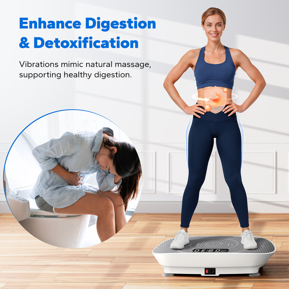 Sit on Vibration Plate for Daily Workouts – MR-2398 Slim Vibration ...