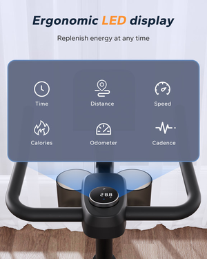 MERACH S26 Cardio Workout Exercise Bike with Comfortable Seat Cushion ...