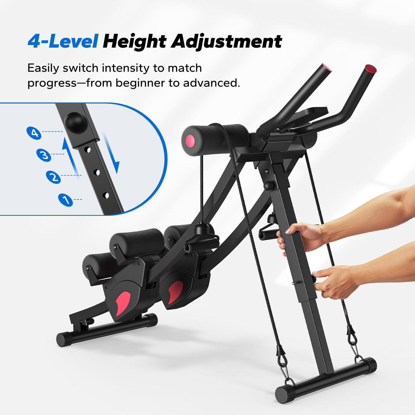 Professional Dual-Track Ab Machine with Separated Sliders for Advanced ...