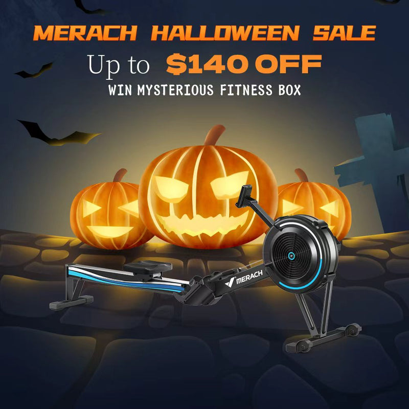 Affordable Air Rower for Home - R50 Air Resistance Rowing Machine | MERACH