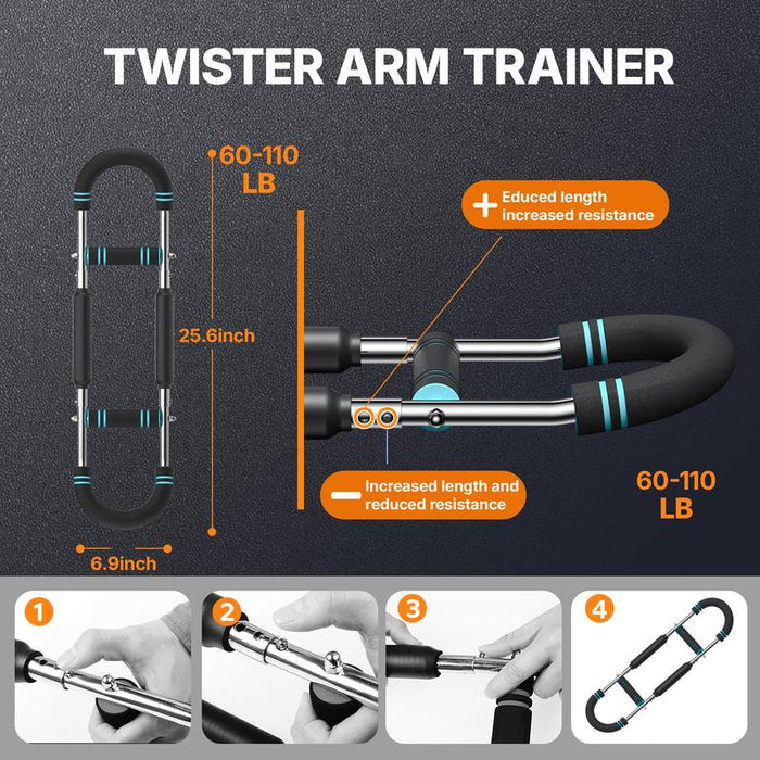 Adjustable Twister Arm Trainer - U-Arm Power Twister for Upper Body ...