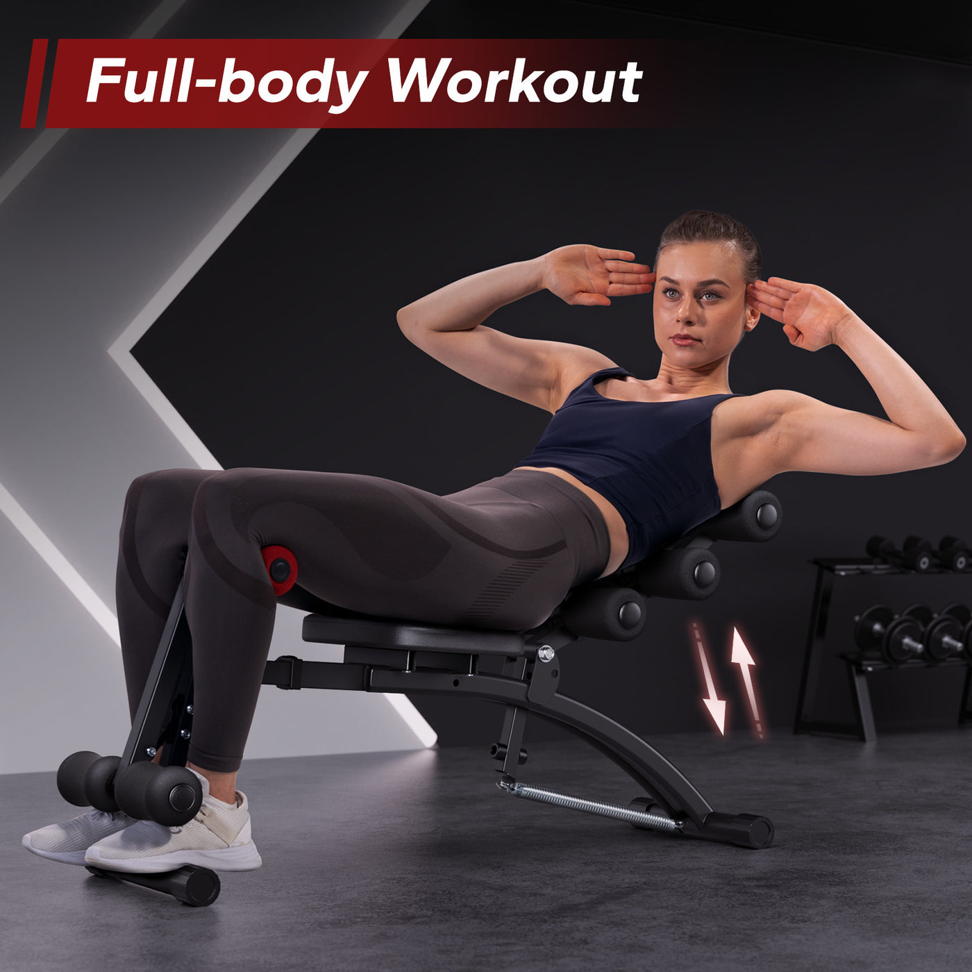 Multi-Functional Adjustable Ab Trainer - Reverse Situp Bench For ...