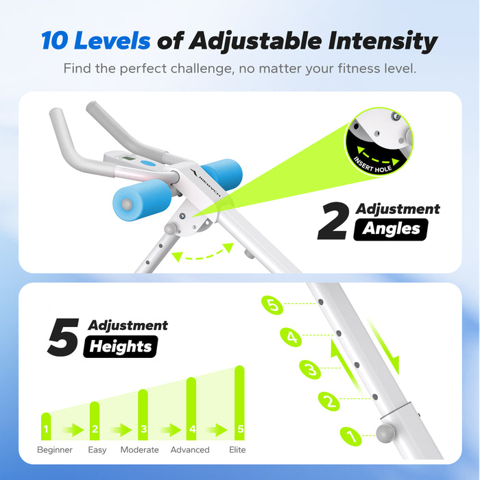 Adjustable Ab Trainer Machine – Ab Stimulator Machine for Progressive ...
