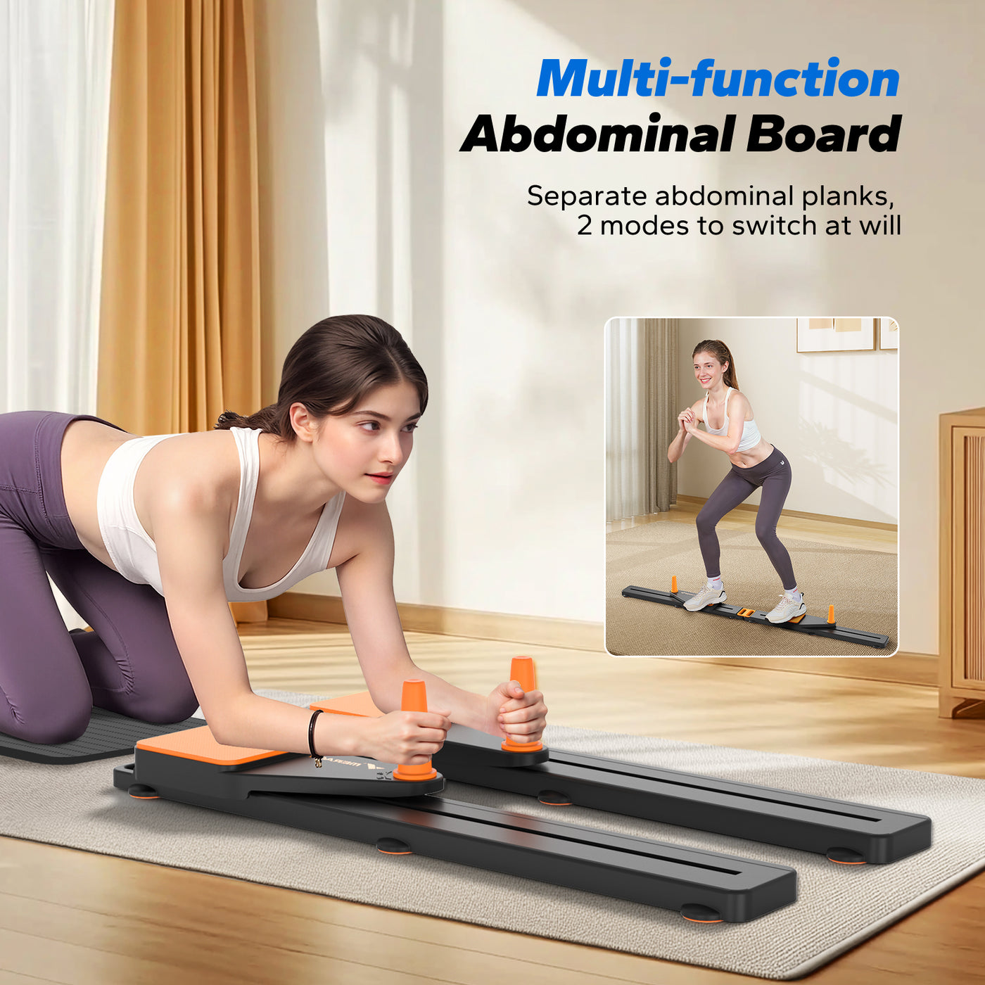 Multi-Functional Abdominal Board – Split Ab Trainer for Core Workouts ...
