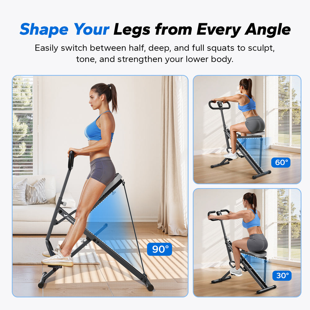Assisted Squat Machine - Foldable Squat Assist for Home | MERACH