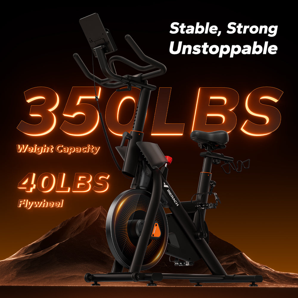 Self-Powered & Auto-Resistance Exercise Bike for Weight Loss | MERACH