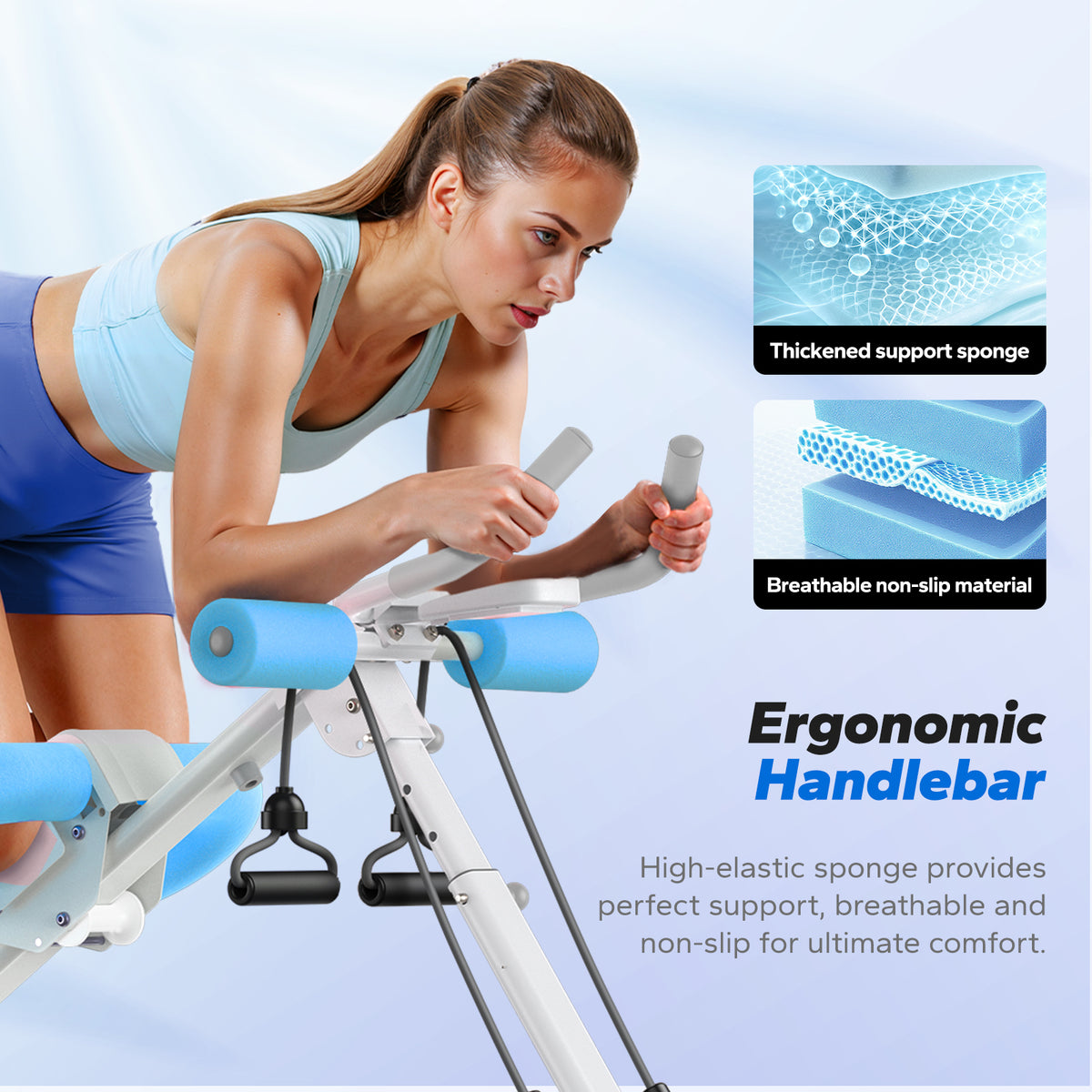 Adjustable Ab Trainer Machine – Ab Stimulator Machine for Progressive ...