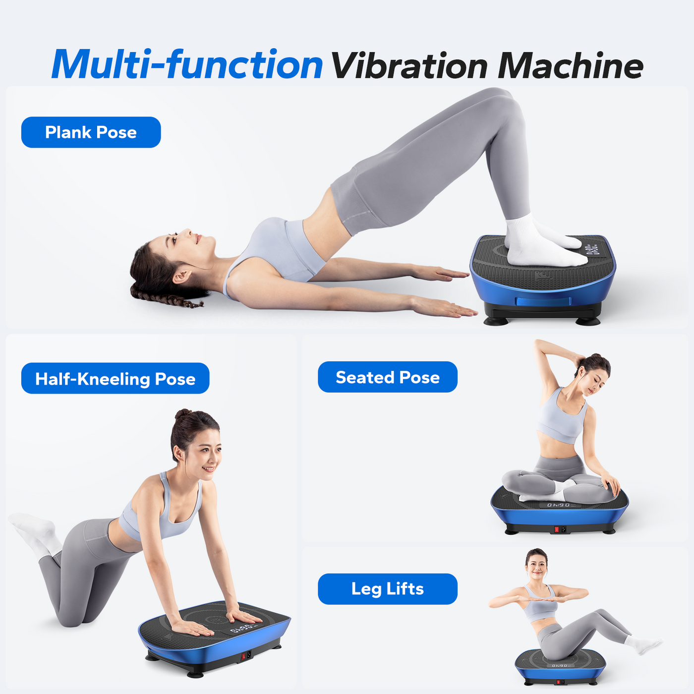 MERACH Whole Body Vibration Plate, Whole Body Workout Vibration ...
