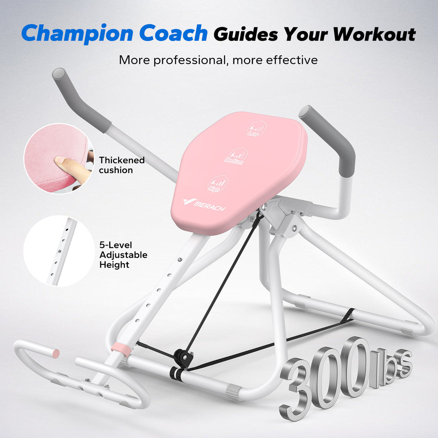 4-in-1 Ab Exerciser - Ab Swing Exercise Machine for Core Training | MERACH