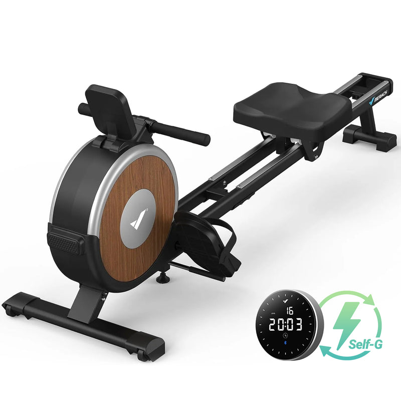 MERACH Self-Powered Auto Magnetic Rowing Machine Q1S, 16 Levels of ...