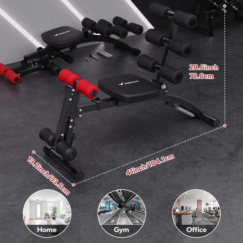 Multi-Functional Adjustable Ab Trainer - Reverse Situp Bench For ...