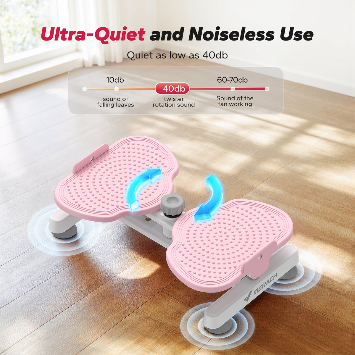 Waist Twister Ab Machine Pro- Ab Twister Board for Core Training | MERACH