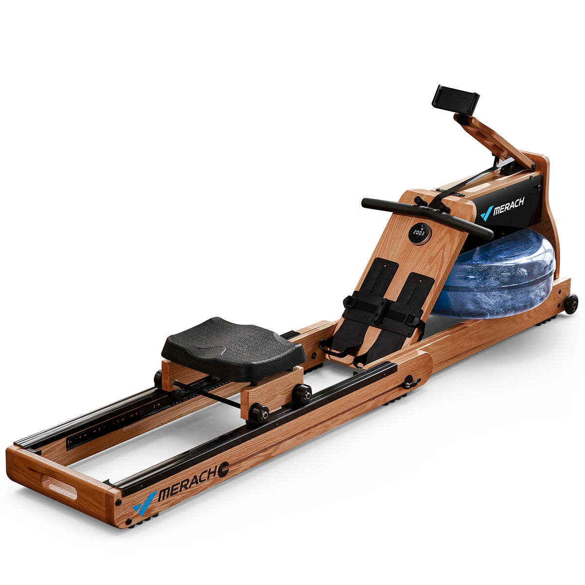 950 Dual Resistance Wood Rower With Water - Home Wooden Water Rowing ...