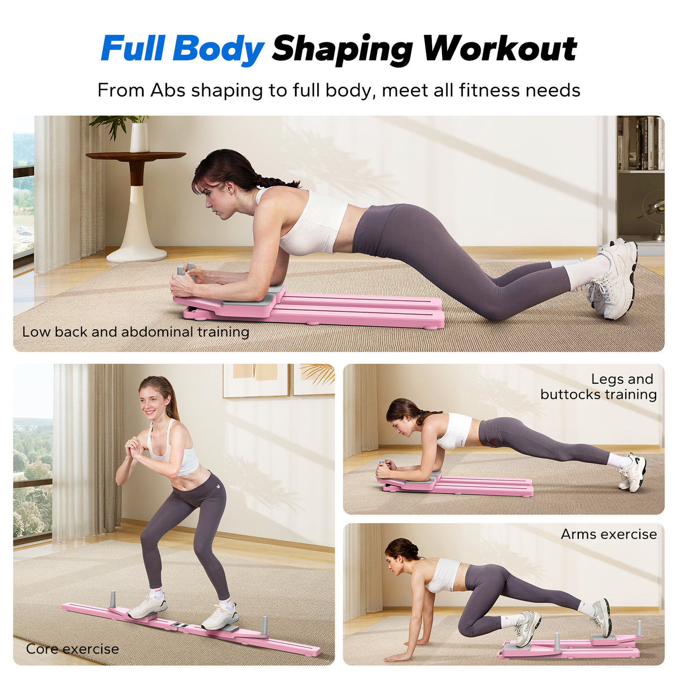 Multi-Functional Abdominal Board – Split Ab Trainer for Core Workouts ...