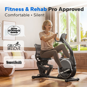 S19 Pro Recumbent Exercise Bike for Seniors – Sit Down Stationary ...