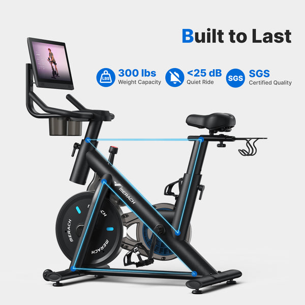 S26 Exercise Bike with 15.6” HD Screen, Magnetic Resistance | MERACH