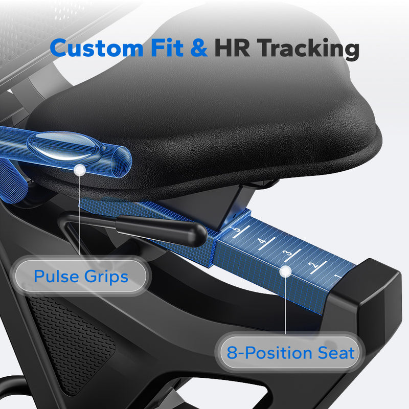 Home Recumbent Exercise Bike for Seniors – Quiet Sit Down Stationary ...