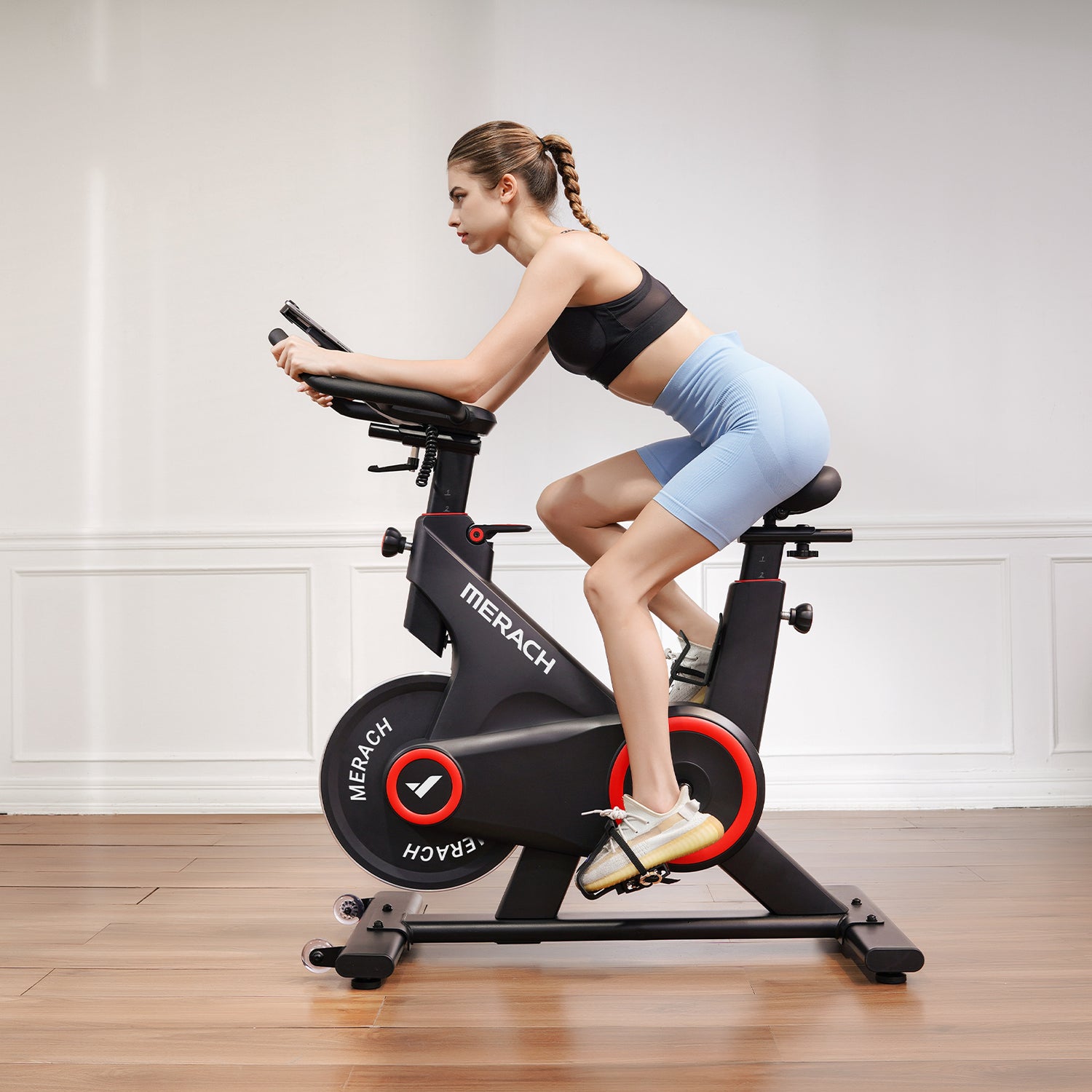 MERACH S09: Home Stationary Exercise Bike for All Riders
