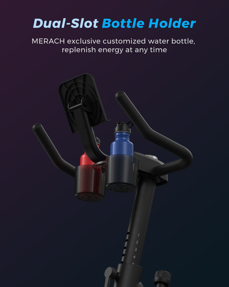 MERACH S26 Cardio Workout Exercise Bike with Comfortable Seat Cushion ...