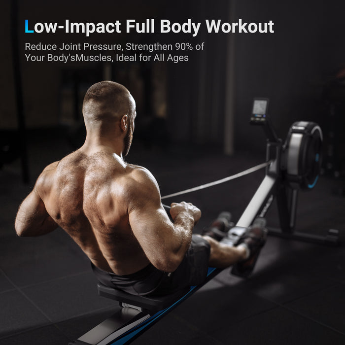 MERACH Pro Air Resistance Rowing Machine Air Resistance Rower for Home