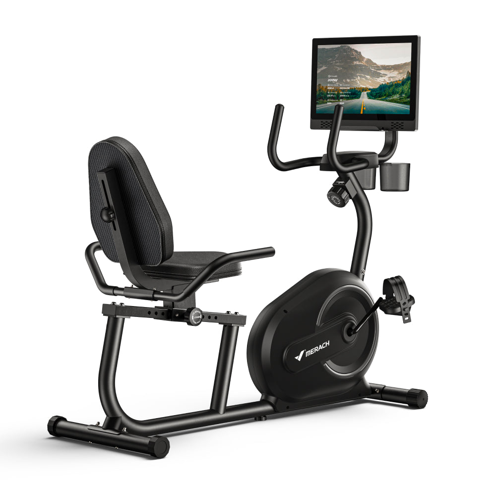S08 Aura Recumbent Bike with 15.6'' HD Screen | MERACH
