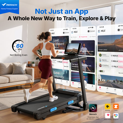 Good Treadmill for Home: Compact Folding Treadmill | MERACH