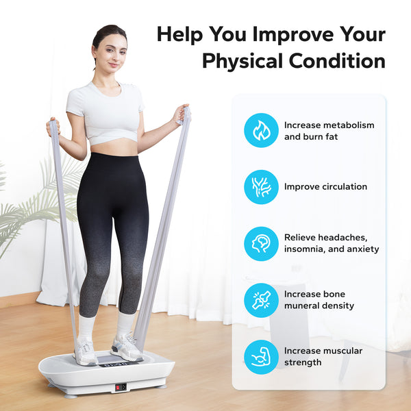 MERACH Whole Body Vibration Plate, Whole Body Workout Vibration ...