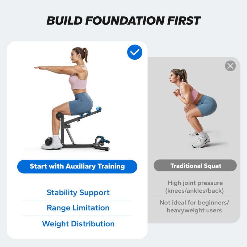 3 In 1 Multifunctional Squat Machine - Deep Squat Machine For Glutes ...