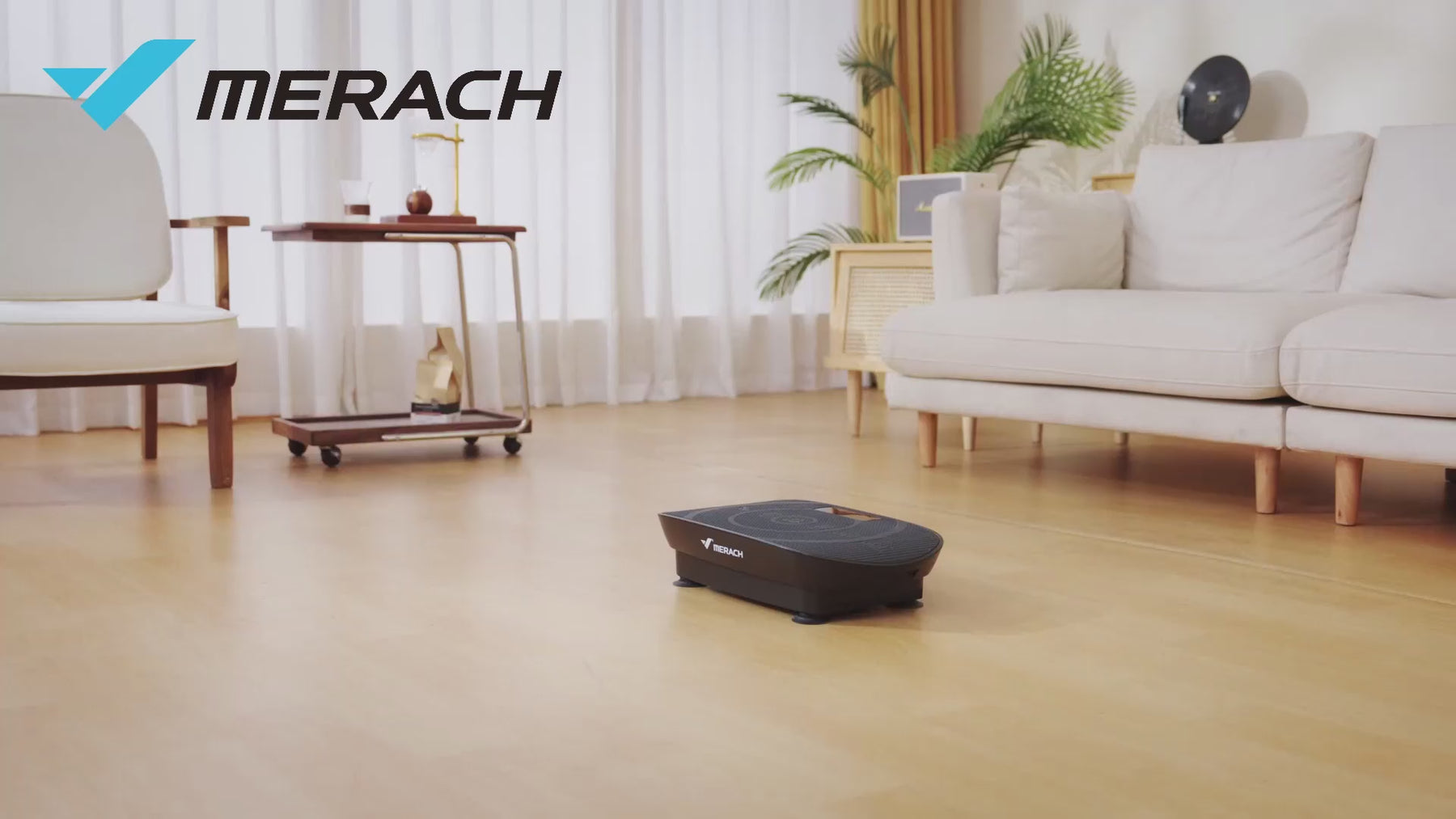 Portable Vibration Plate for Beginners - Affordable, Mini & Slim | MERACH