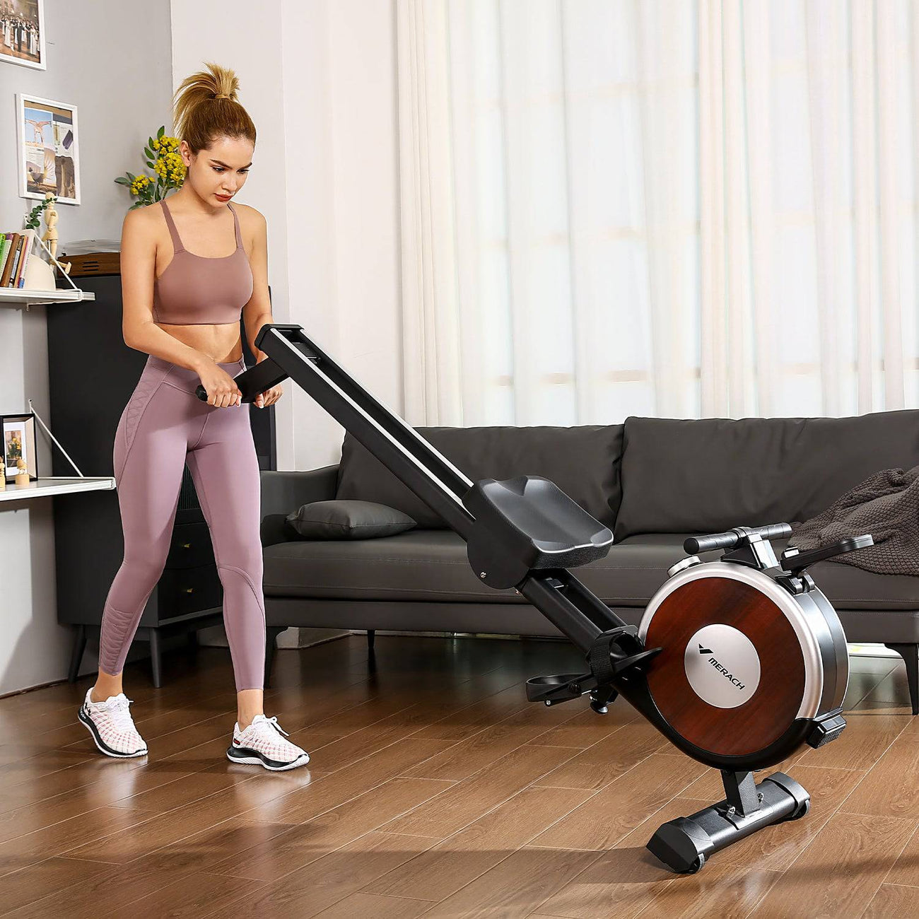 Affordable Quality: Q1S Manual Resistance Rower for Your Home Gym