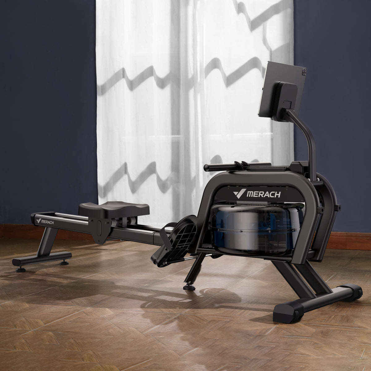 MERACH R06 Dual Resistance Rower with Auto Resistance Technology For Home